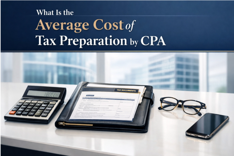 Average Cost of Tax Preparation by CPA in 2026 - Toran Accounting LLC